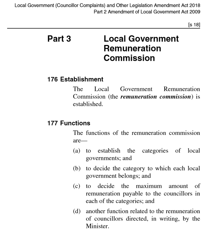 Councillor Remuneration update - OSCAR Inc